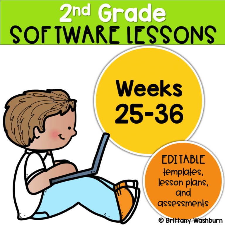 2nd Grade Software Lessons Weeks 1-12 | Computer Lab