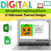 Digital Sheets/Excel Mystery Pictures | Halloween Theme