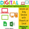 Digital Sheets/Excel Mystery Pictures | Back to School Theme