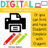 Digital Hundreds Chart Mystery Pictures | Back to School Theme