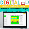 Digital Hundreds Chart Mystery Pictures | Back to School Theme