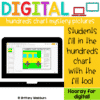 Digital Hundreds Chart Mystery Pictures | Back to School Theme