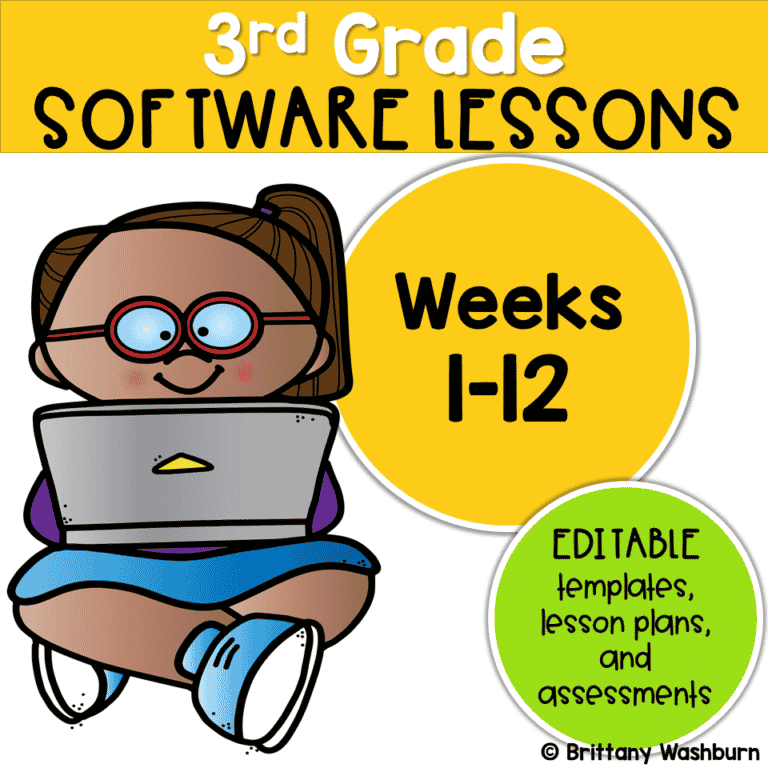 Software Technology Lessons Bundle for Grades 1-5