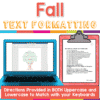 Fall Themed Text Formatting Activities