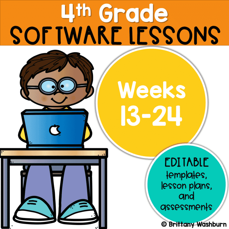 Software Technology Lessons Bundle for Grades 1-5