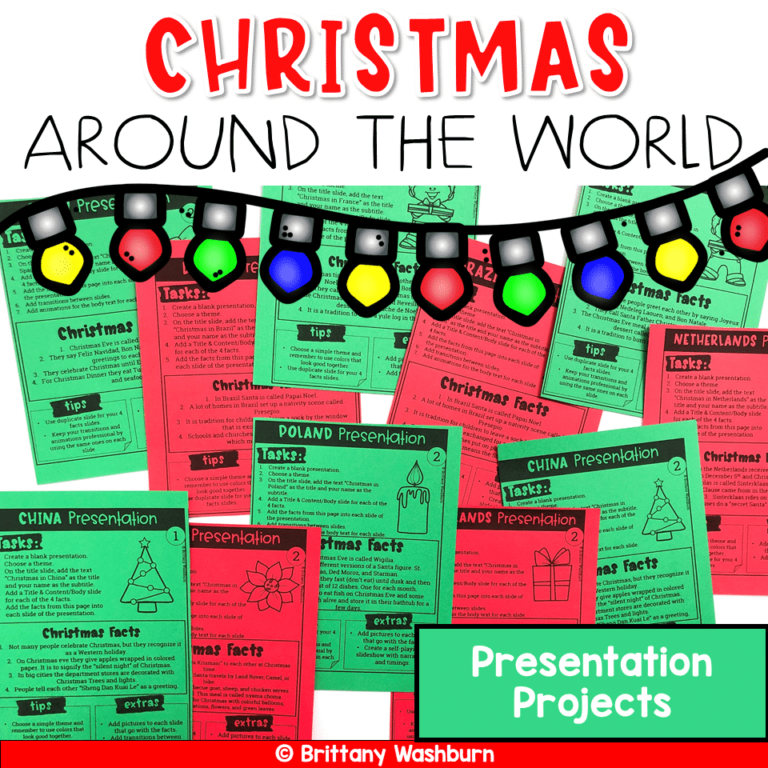 Christmas Tech Skills Activities for the Computer Lab Bundle