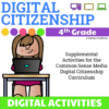 4th Grade Digital Citizenship Activities