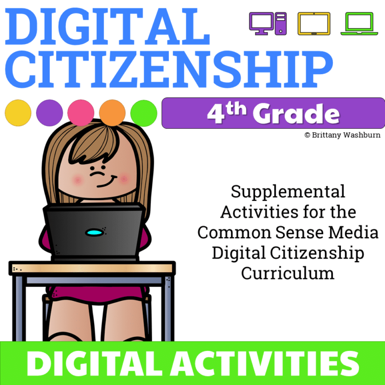 Digital Citizenship Activities Bundle