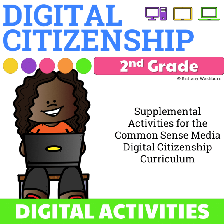 Digital Citizenship Activities Bundle