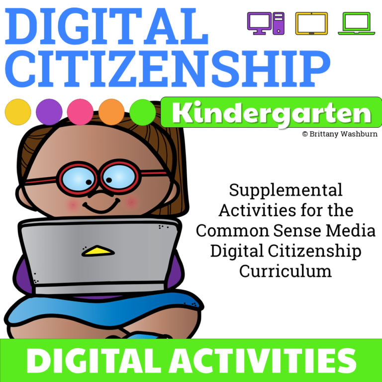 Digital Citizenship Activities Bundle