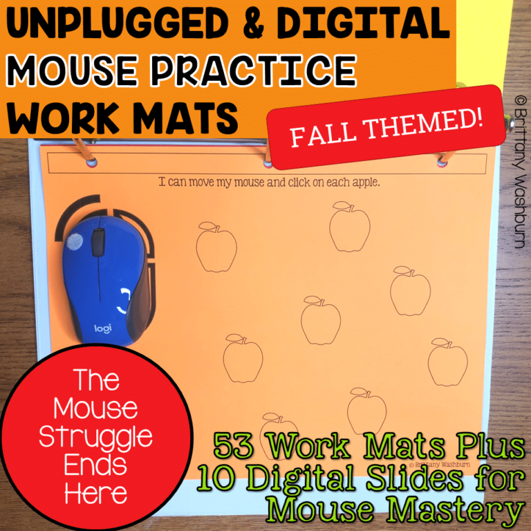 Fall Themed Mouse Practice