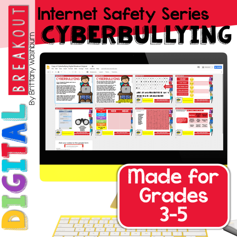 Digital Breakout Internet Safety: Cyberbullying