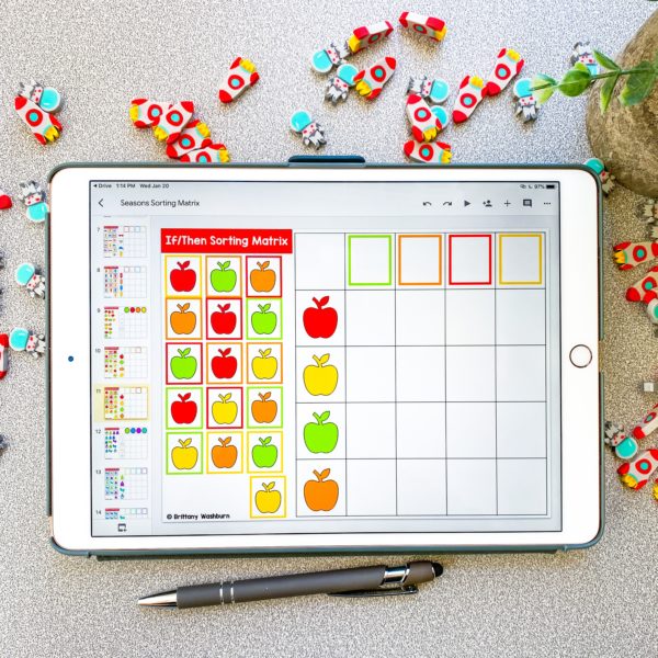 Sorting Matrix Coding 4 Seasons Conditionals