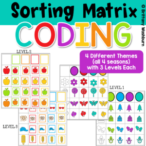 Sorting Matrix Coding - 4 Seasons Conditionals