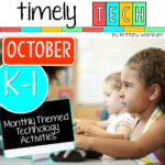 K-1 Timely Tech October Themed Computer Lab Lessons