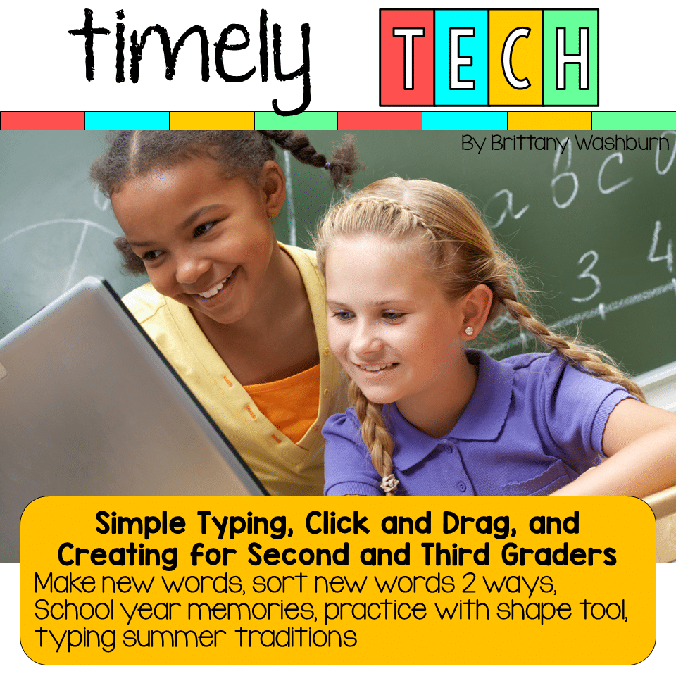 Grades 2-3 Timely Tech: Summer Themed Computer Lab Lessons