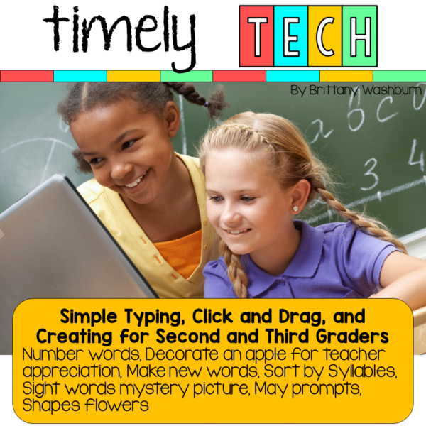 Grades 2-3 Timely Tech: May Themed Computer Lab Lessons