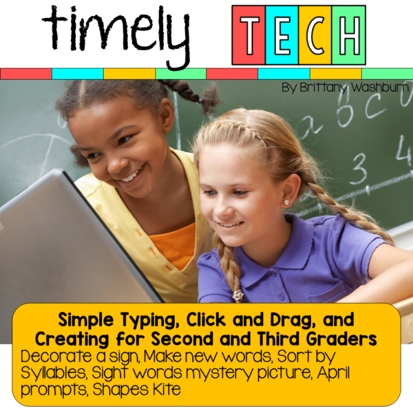 Grades 2-3 Timely Tech: April Themed Computer Lab Lessons