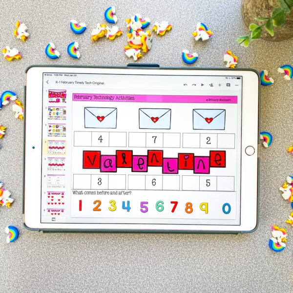 K-1 Timely Tech February Themed Computer Lab Lessons