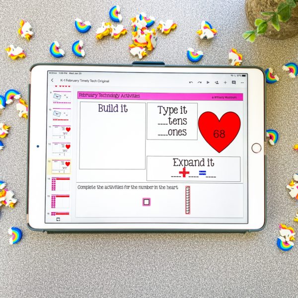 K-1 Timely Tech February Themed Computer Lab Lessons