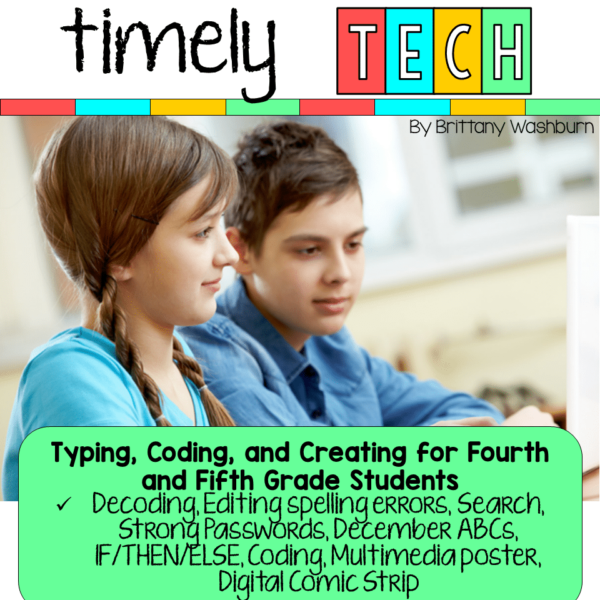 Grades 4-5 Timely Tech: December Themed Computer Lab Lessons