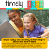 Grades 2-3 Timely Tech: Back to School Themed Computer Lab Lessons