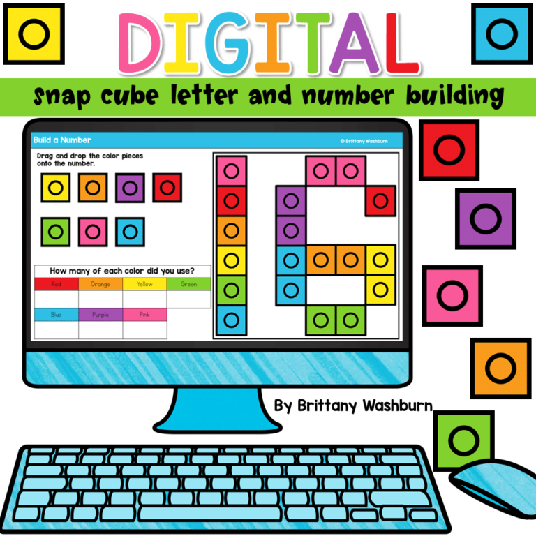 Digital Letter and Number Building Activities