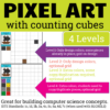 Pirates Theme Digital Pixel Art STEM Challenges