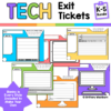 Tech Exit Tickets for Grades K-5 BUNDLE