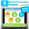 Word Processing Modules 11-15