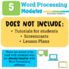 Word Processing Modules 1-5