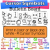 Mouse Cursor Symbols Bulletin Board