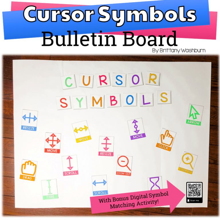 Mouse Cursor Symbols Bulletin Board