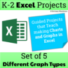 Excel Projects for Grades K-2: 5 Types of Graphs