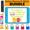 Online Research Skills Digital Breakouts BUNDLE
