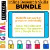 Online Research Skills Digital Breakouts BUNDLE