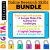 Online Research Skills Digital Breakouts BUNDLE
