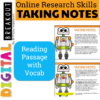 Online Research Skills Digital Breakout: Taking Notes