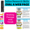 Online Research Skills Digital Breakout: Evaluate a Web Page