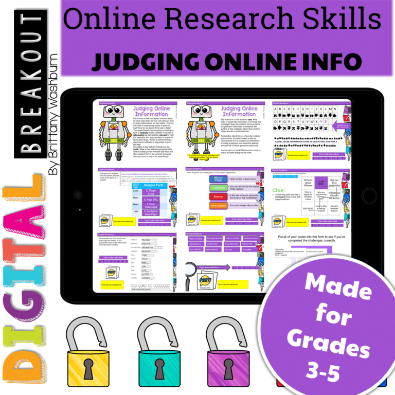 Digital Breakout 3-5 Computer Rules