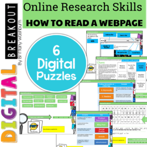 Online Research Skills Digital Breakout: How to Read a Webpage