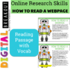 Online Research Skills Digital Breakout: How to Read a Webpage