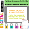Online Research Skills Digital Breakout: How to Read a Webpage