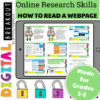 Online Research Skills Digital Breakout: How to Read a Webpage