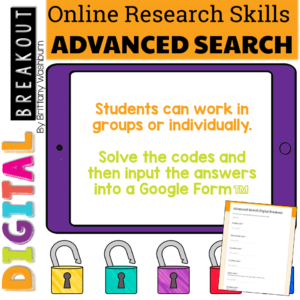 Online Research Skills Digital Breakout: Advanced Search