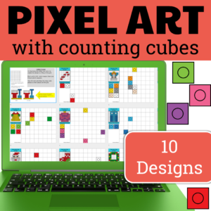 Christmas Digital Pixel Art STEM Challenges