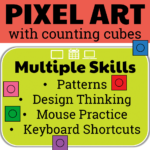 Christmas Digital Pixel Art STEM Challenges