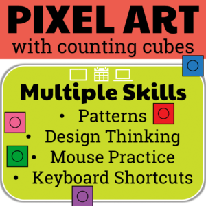 Christmas Digital Pixel Art STEM Challenges