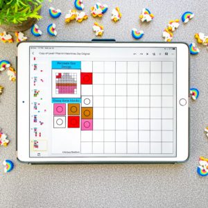 Valentine's Day Pixel Art STEM Challenges