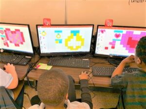 Valentine's Day Pixel Art STEM Challenges